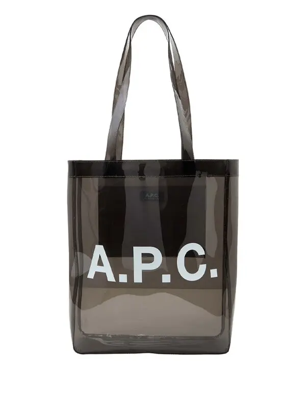 A.p.c. Lou Transparent Tote Bag - Gray