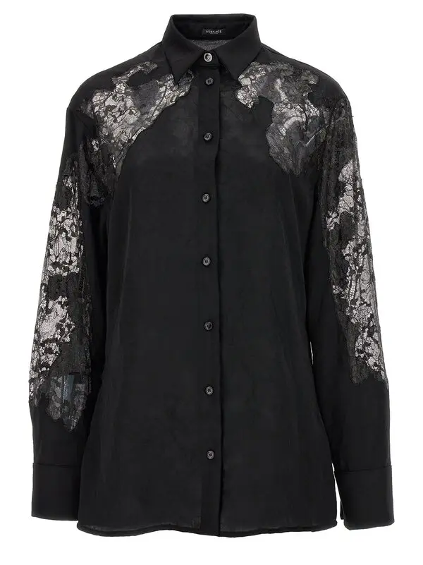 Versace Satin Lace Shirt