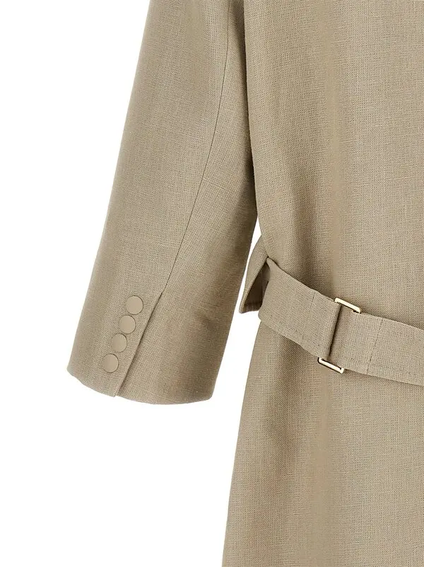 Max Mara Mescal' Trench Coat - Cream