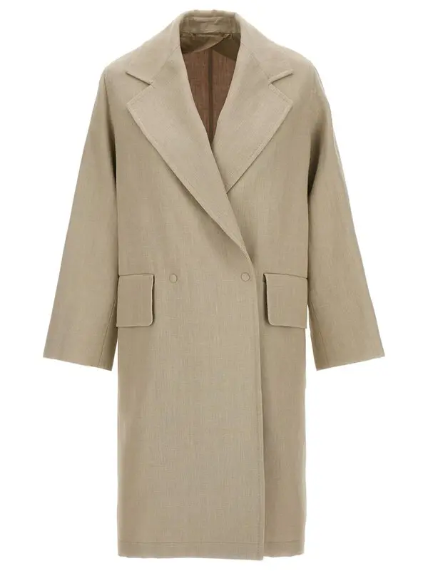 Max Mara Mescal' Trench Coat - Cream