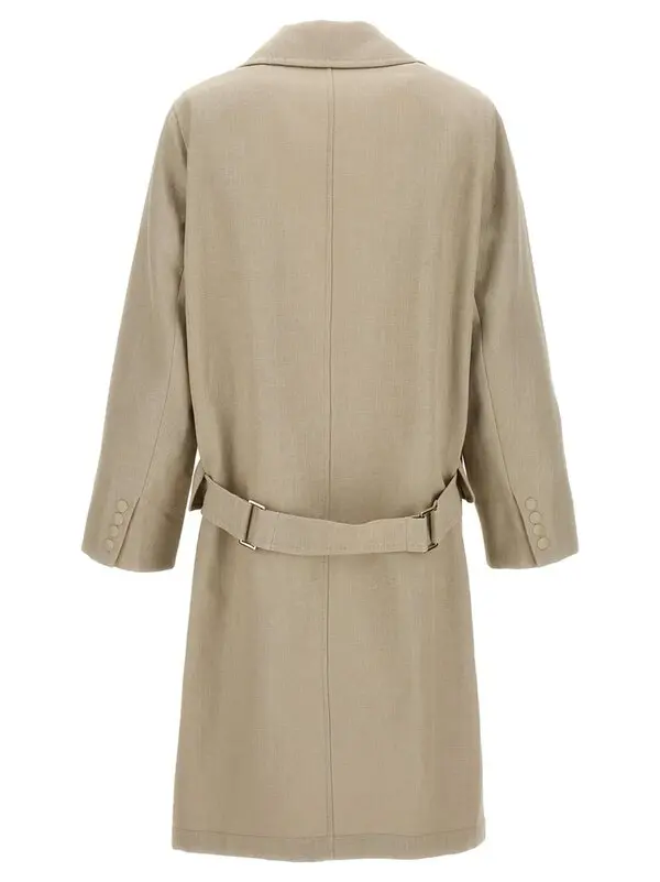 Max Mara Mescal' Trench Coat - Cream