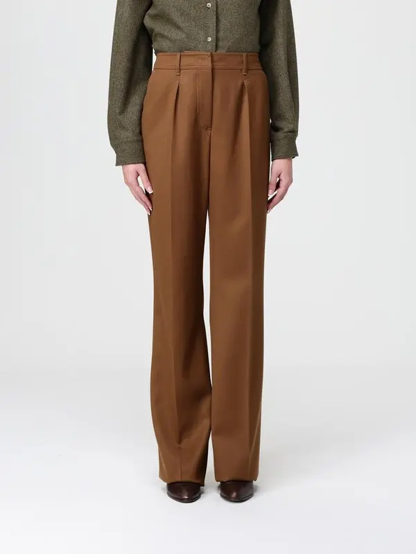 Max Mara Tailored Wide Leg Trousers - Brown