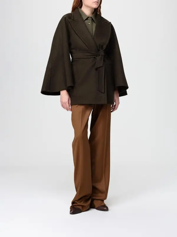 Max Mara Tailored Wide Leg Trousers - Brown