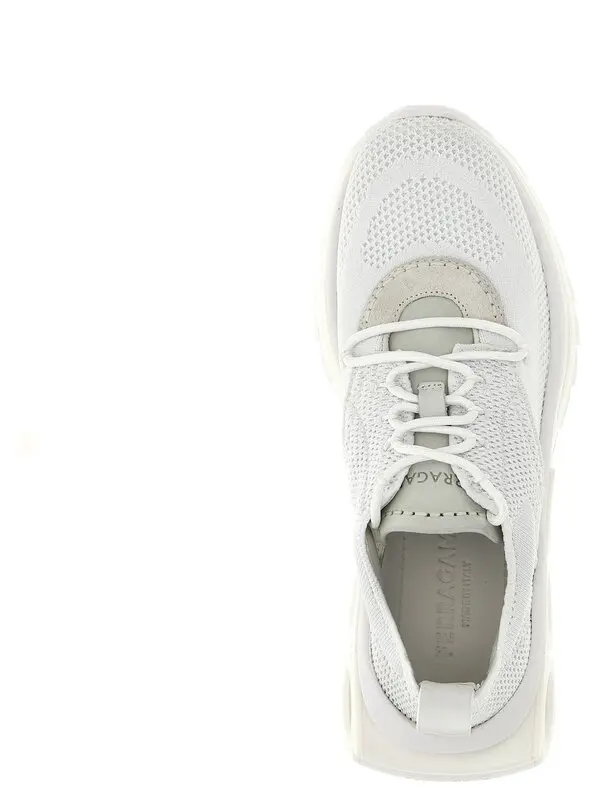 FERRAGAMO Mina Synthetic Knit Sneakers