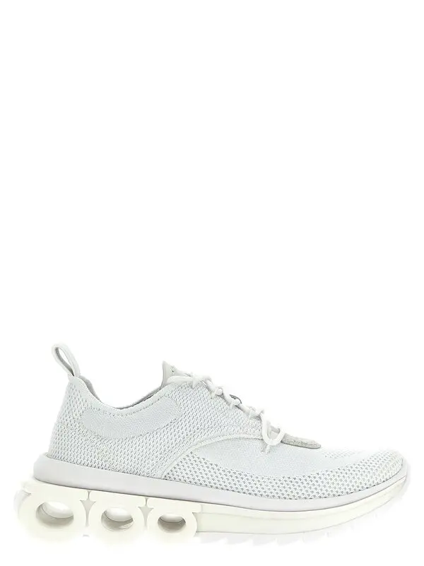 FERRAGAMO Mina Synthetic Knit Sneakers