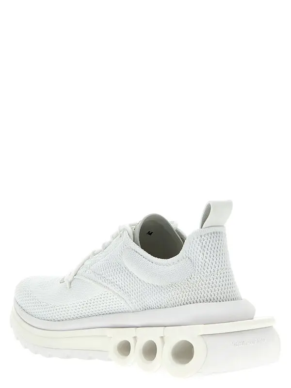 FERRAGAMO Mina Synthetic Knit Sneakers