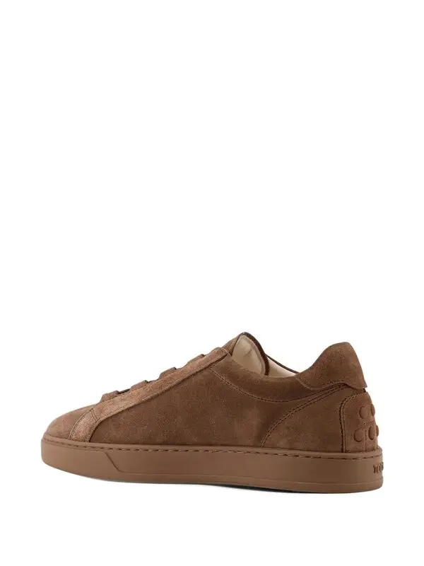 TOD'S Suede Lace-up Sneakers - Brown