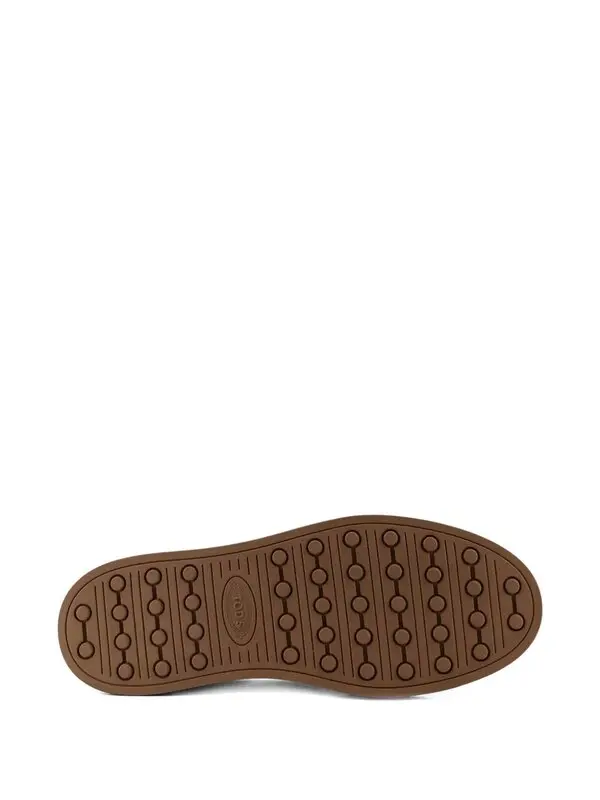 TOD'S Suede Lace-up Sneakers - Brown