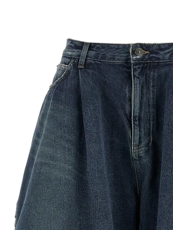 Balenciaga Denim Bermuda Shorts