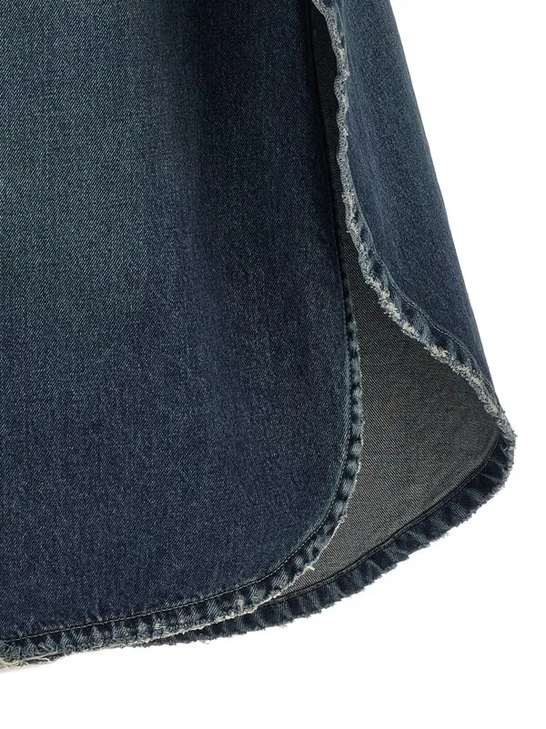 Balenciaga Denim Bermuda Shorts
