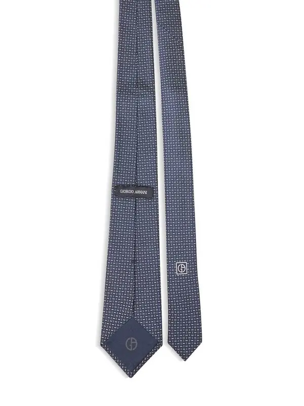 Giorgio Armani Silk Jacquard Neck Tie - Multicolor