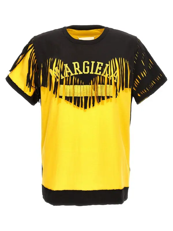 MAISON MARGIELA Double Layer T-shirt - Yellow