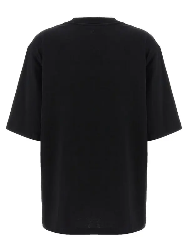 AMI Paris De Coeur T-shirt - Black