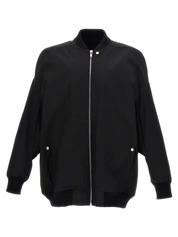 Rick Owens Jumbo Peter Flight Bomber Jacket - Black