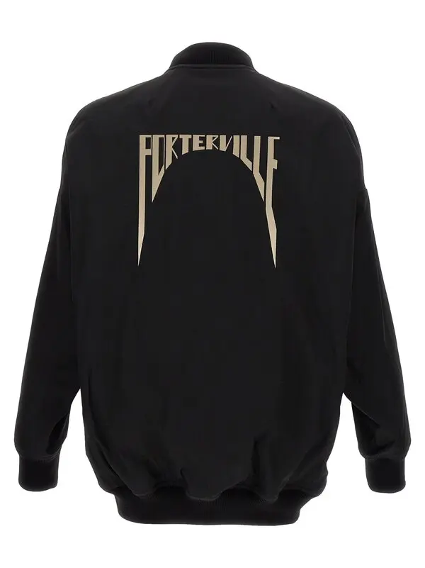 Rick Owens Jumbo Peter Flight Bomber Jacket - Black