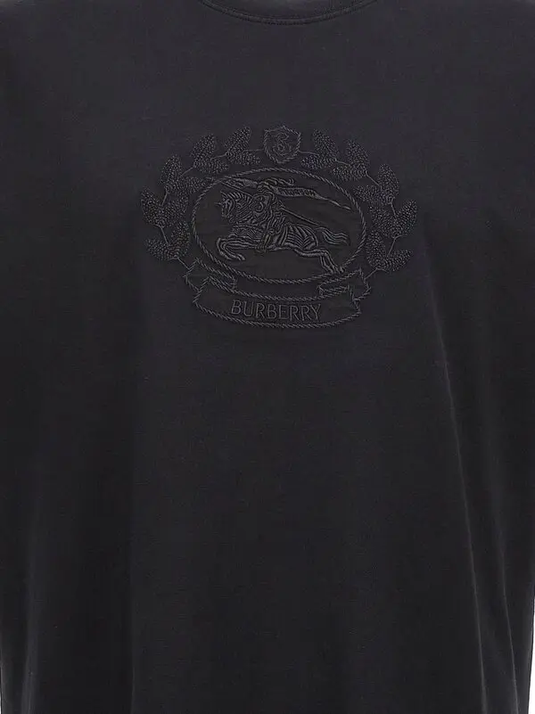 Burberry Logo Embroidery T-shirt