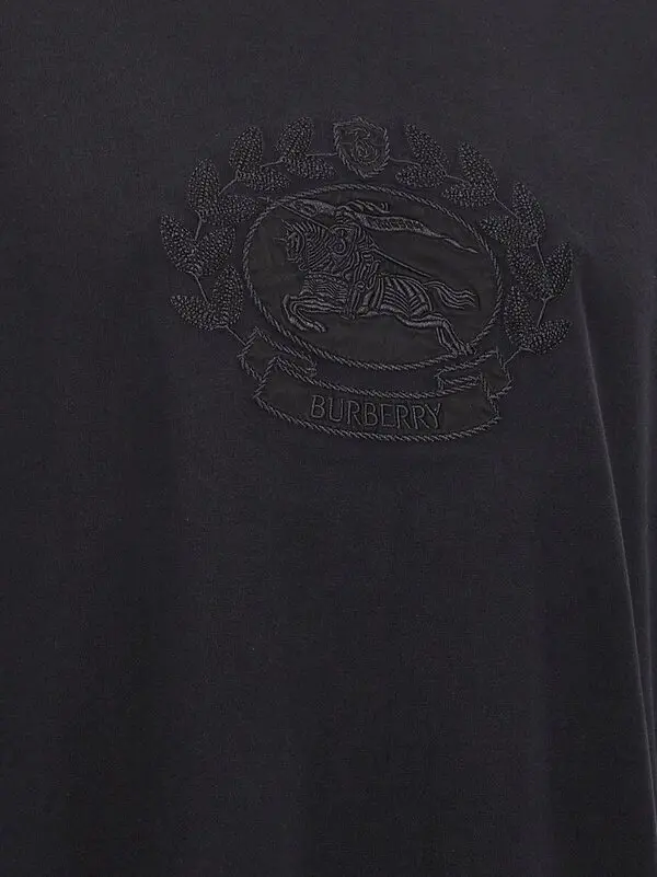 Burberry Logo Embroidery T-shirt