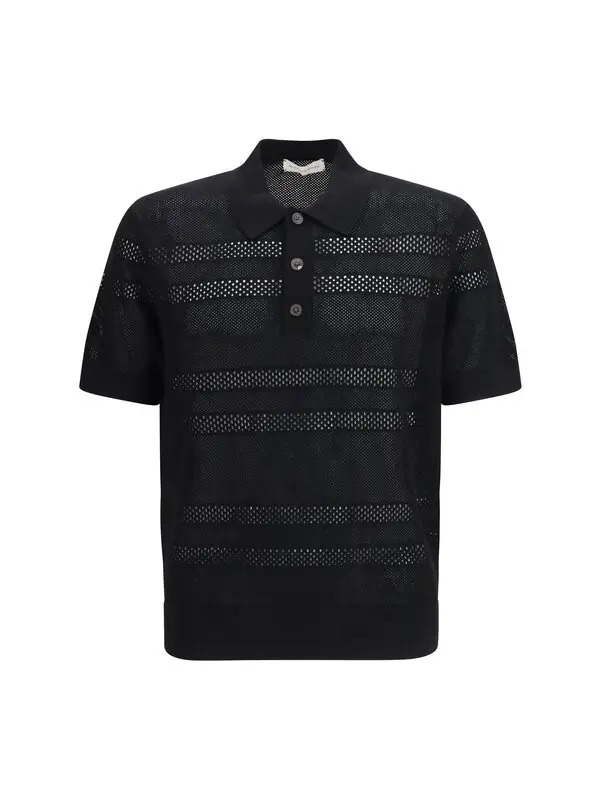Dries Van Noten Mesh Polo Shirt