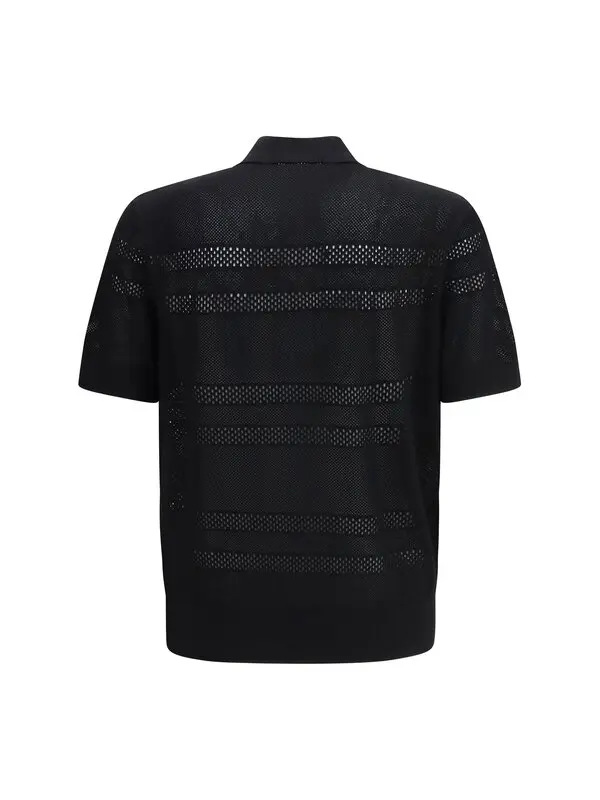 Dries Van Noten Mesh Polo Shirt