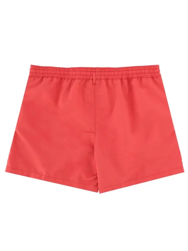 Paul Smith Swim Shorts With Logo - Red