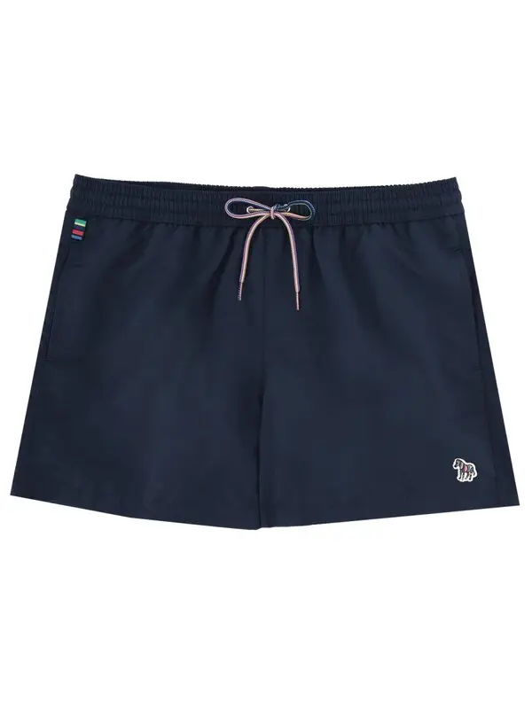Paul Smith Swim Shorts With Logo - Blue