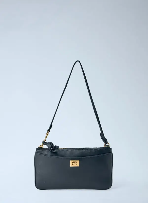 Balenciaga Rodeo Phone Pouch In Smooth Leather With Gold-tone Hardware - Black