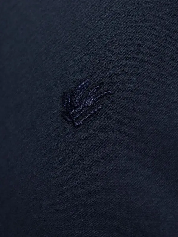 Etro Pegaso Embroidery Cotton T-shirt