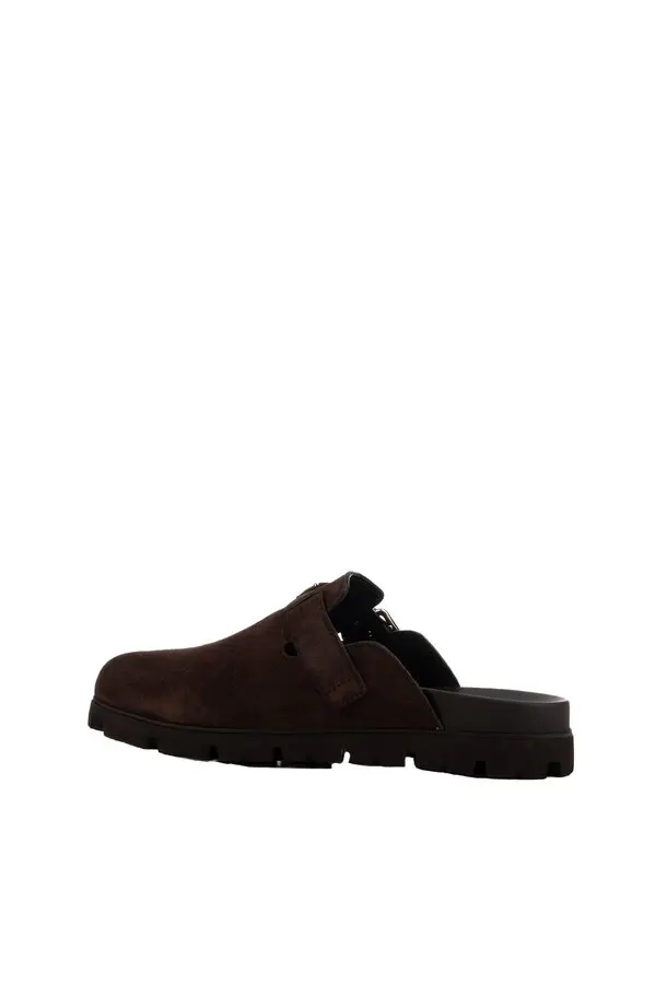 Prada Buckled Slip-on Slippers - Multicolor