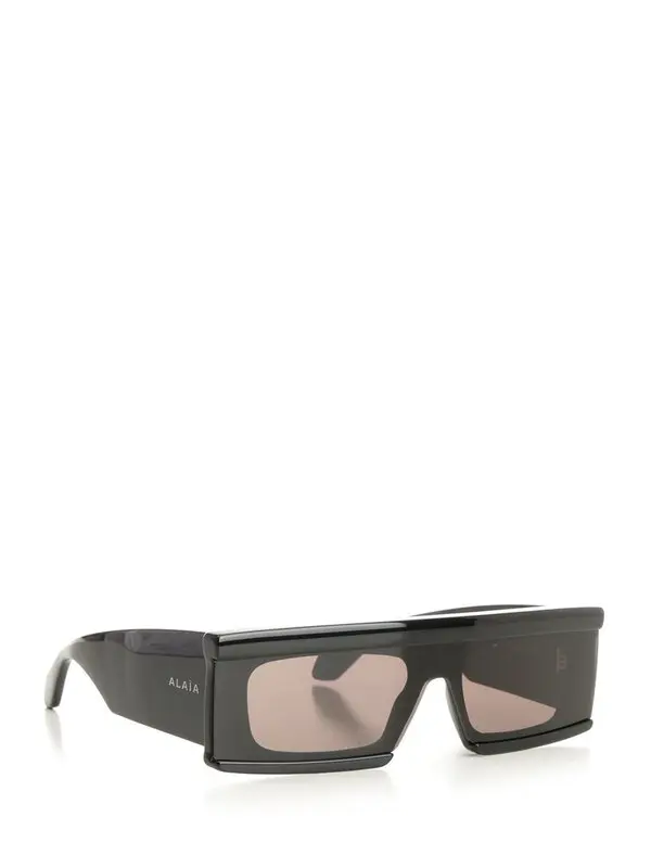 Alaïa Shield Sunglasses - Black