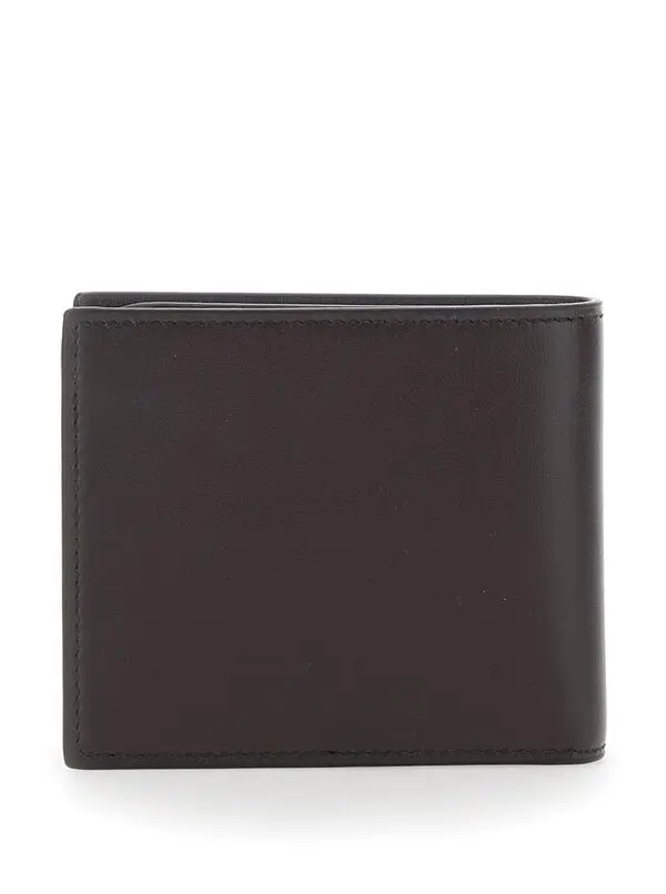 Gucci Bi-fold Wallet With Horsebit On The Front And Logo Imprinted Inside In Leather