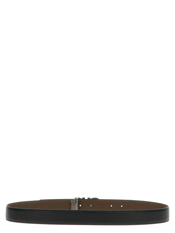 FERRAGAMO Gancini Reversible Leather Belt - Multicolor