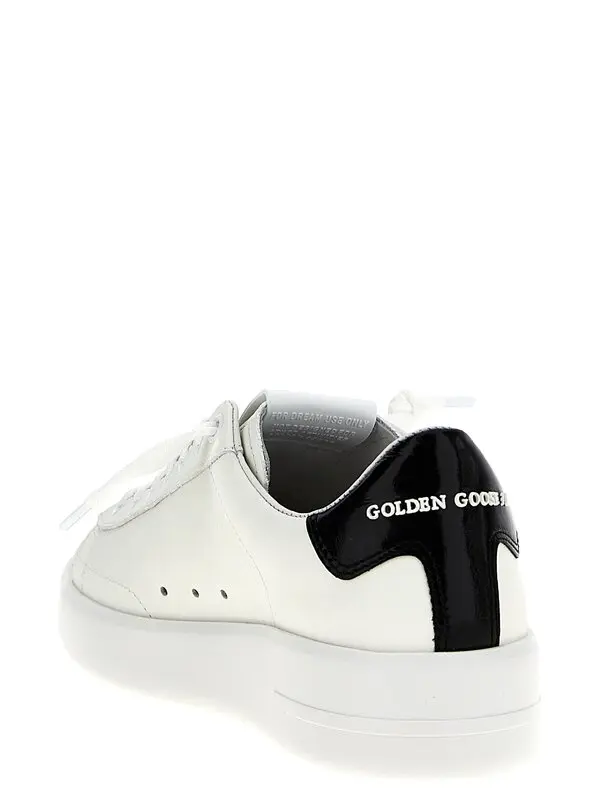 GOLDEN GOOSE Pure Star Leather Sneakers - Black