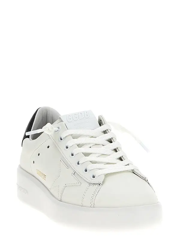 GOLDEN GOOSE Pure Star Leather Sneakers - Black