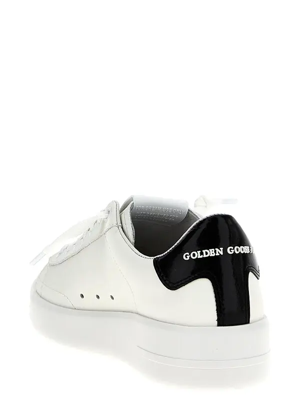 GOLDEN GOOSE Pure Star Leather Sneakers - Black