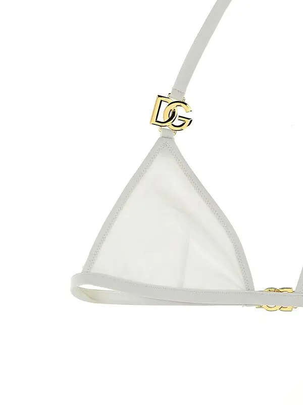 Dolce & Gabbana Bikini With Dg Logo Buckle