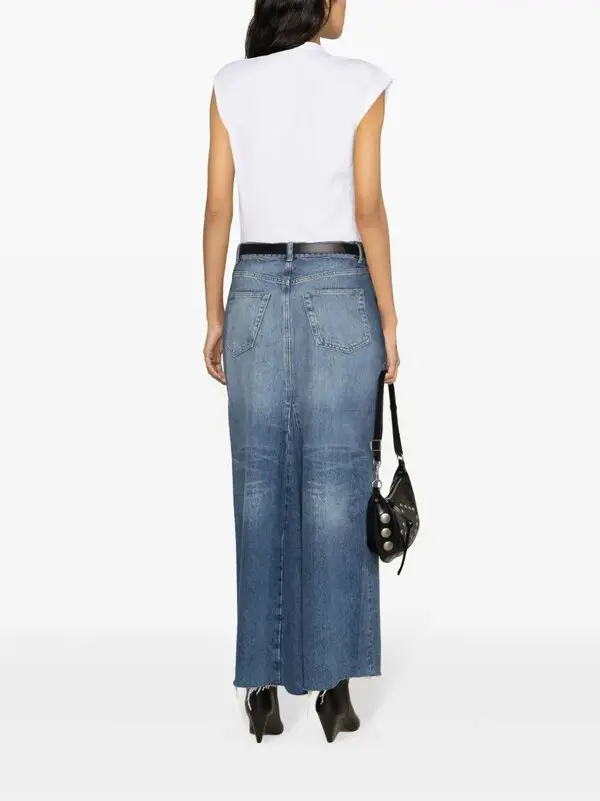 Isabel Marant Étoile Nayda Knot-detail Asymmetric T-shirt - White