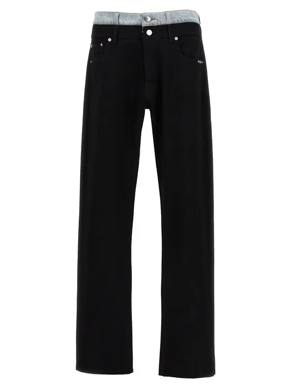 VTMNTS Double Waist Jeans - Black