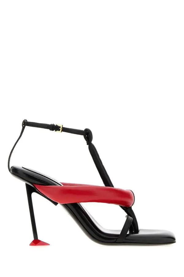 Givenchy Two-tone Leather Boudoir Sandals - Multicolor
