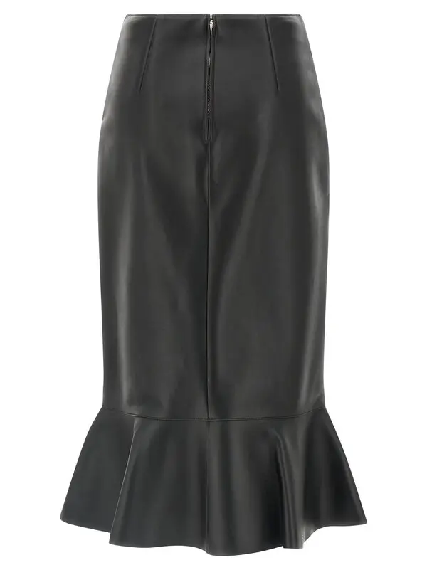 Fendi Nappa Midi Skirt