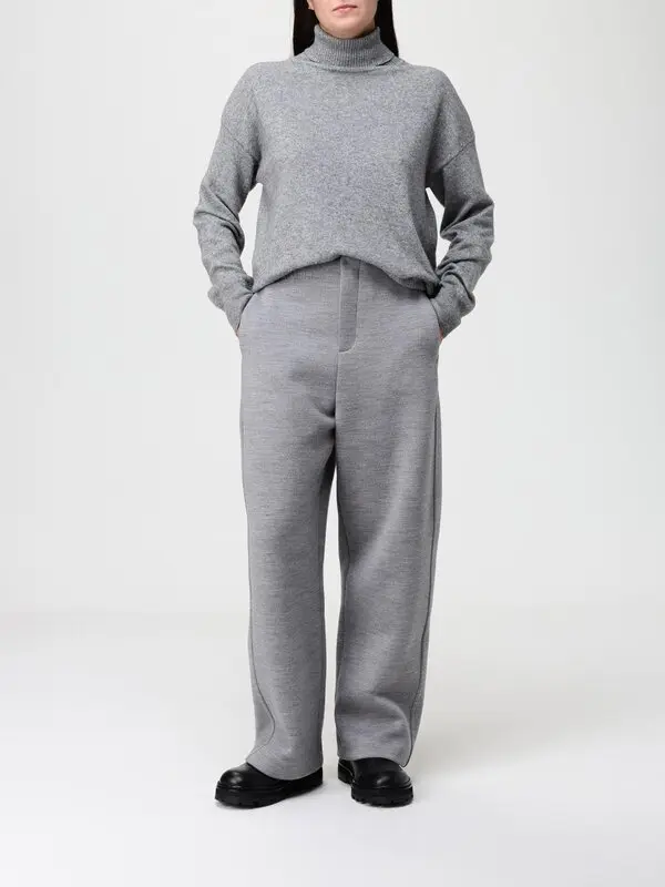 Max Mara Tailored Wool Blend Trousers - Gray