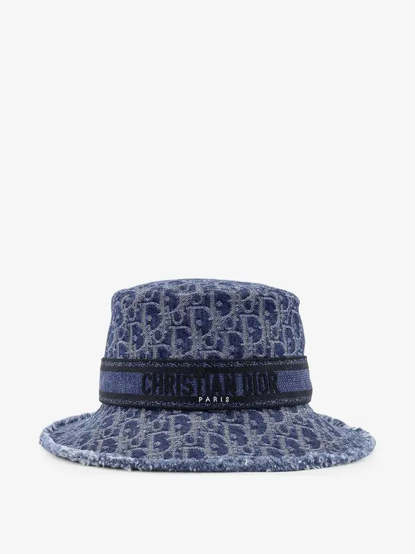 Dior D-bobby Oblique Cloche Hat - Multicolor