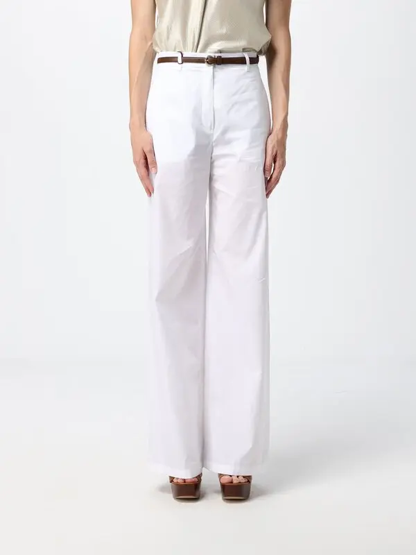 Max Mara Tailored Triacetate Blend Trousers - White