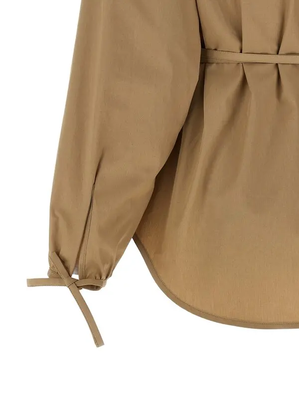 Moncler Grosgrain Logo Patch Overshirt