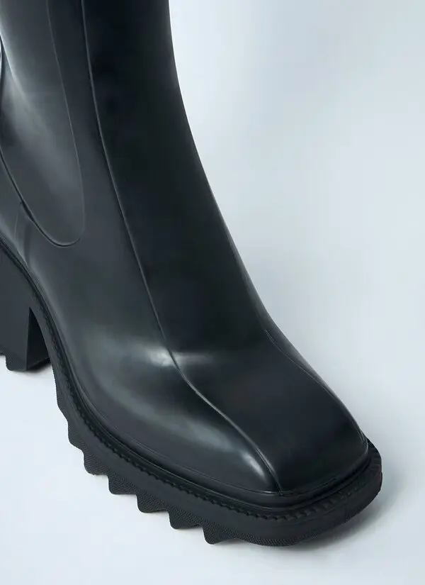 Chloé Betty Square Toe Block Heel Boots