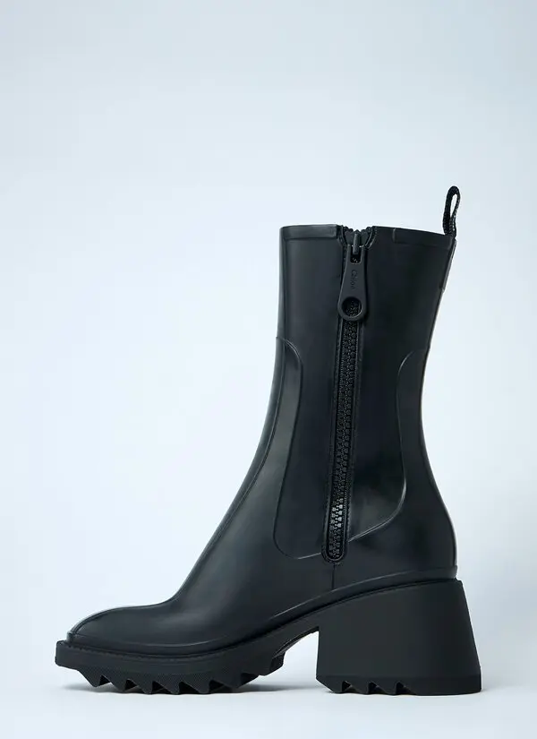 Chloé Betty Square Toe Block Heel Boots