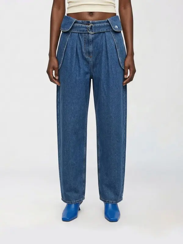 Loewe Gnawed Cotton Jeans - Blue