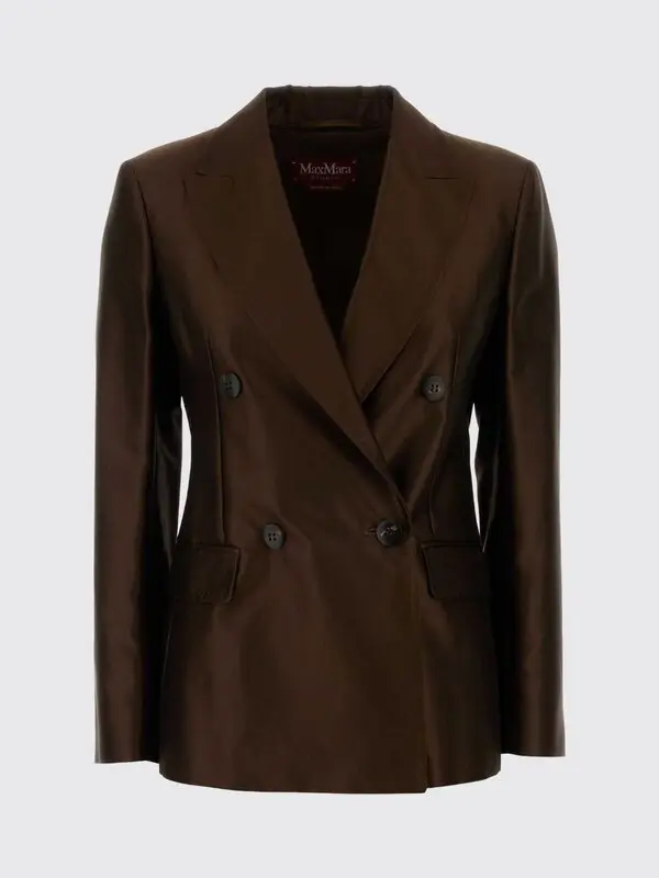 Max Mara Double Breasted Blazer - Brown