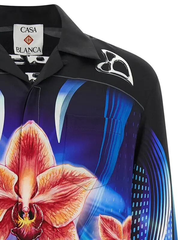 Casablanca Orchid Racer' Shirt
