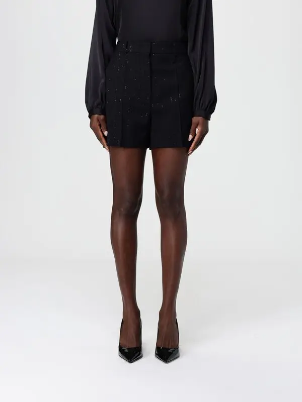 Max Mara Virgin Wool Shorts - Black