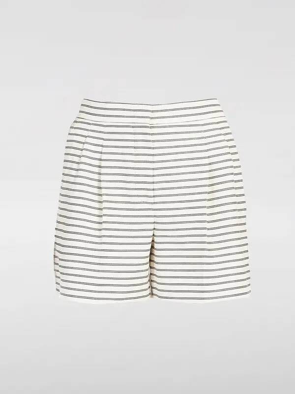 Max Mara Striped Shorts - Cream